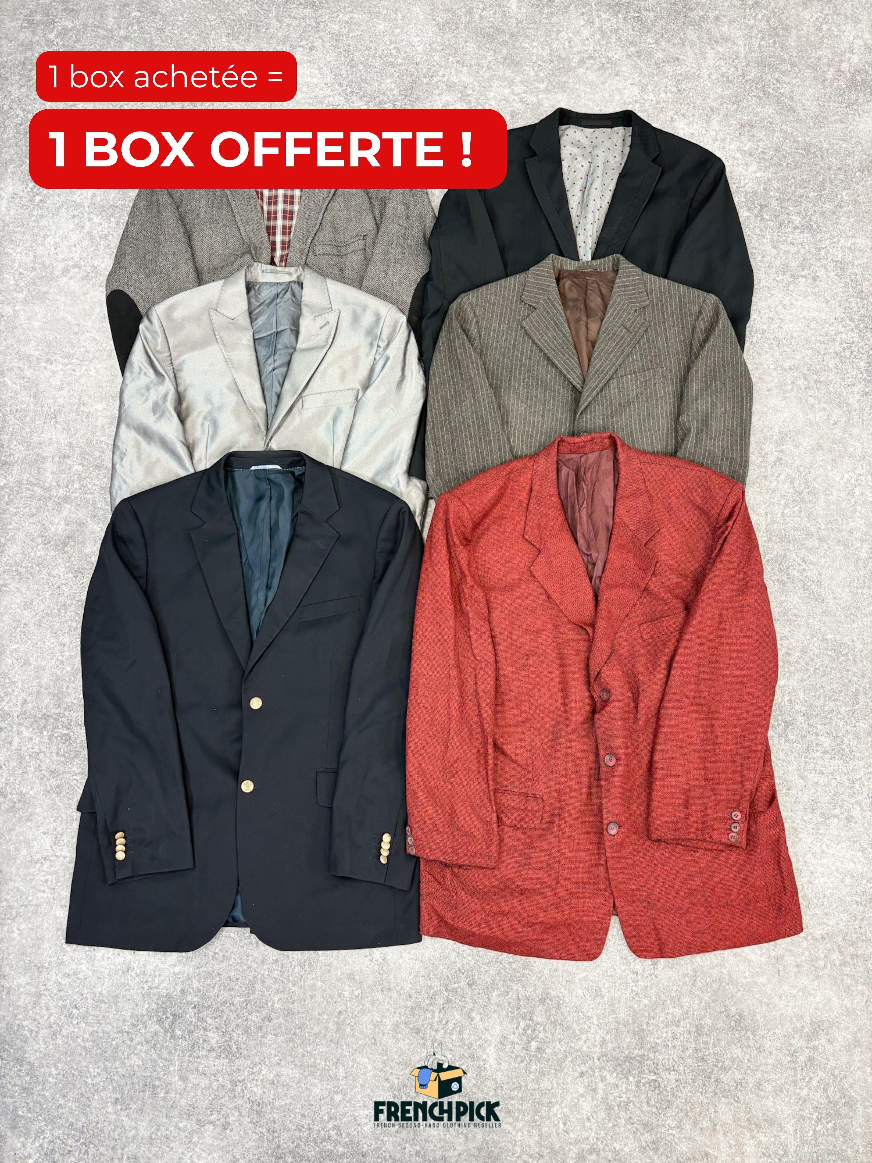 Used winter men's blazers | Second-hand clothing wholesaler – French Pick